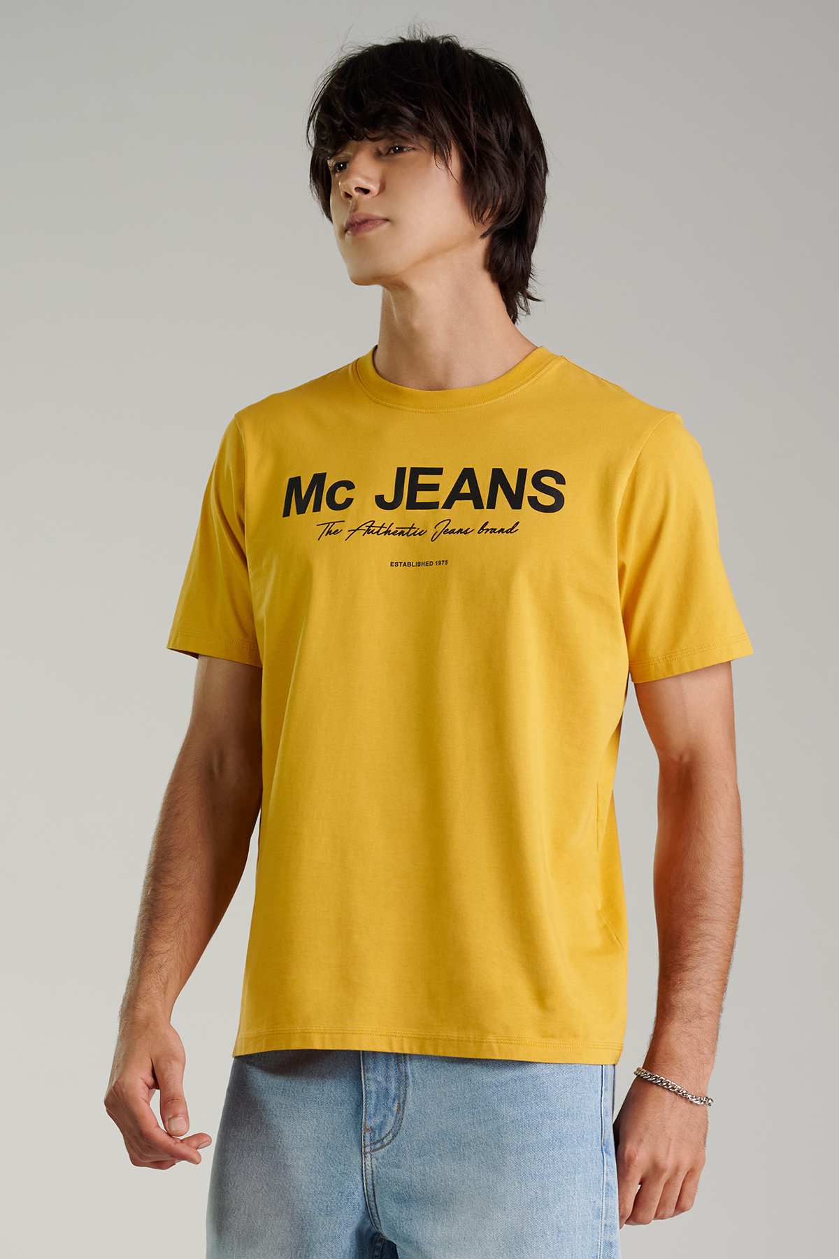 Mc jeans เสื้อยืดแขนสั้นผู้ชาย คอกลม MTTZ802 - Mc Jeans - ThaiPick