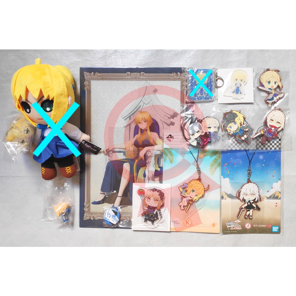 [COD]Fate Grand ORDER FGO Plush Mochi สายยาง SABER Lancer archer Altria ...
