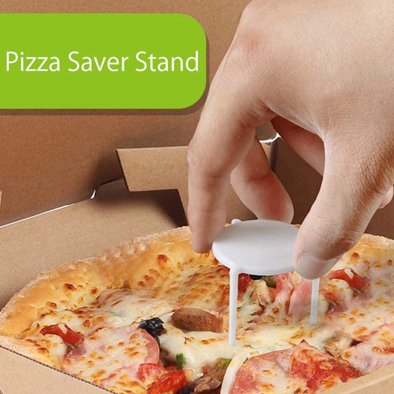 200Pcs Pizza Saver Stand White Plastic Tripod Stack Fixing Rack Pizza ...