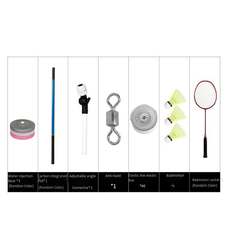 Badminton Training Device Portable Badminton Single Player Rebound ...