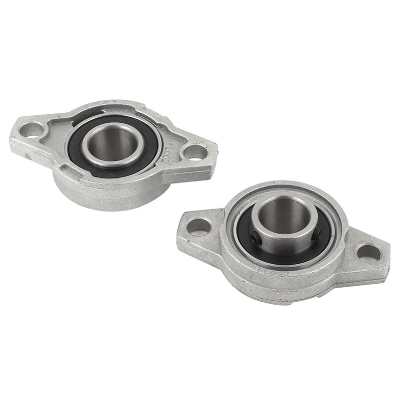 KFL002 FL002 Self Aligning Pillow Block Flange Bearing 15mm 2PCS ...