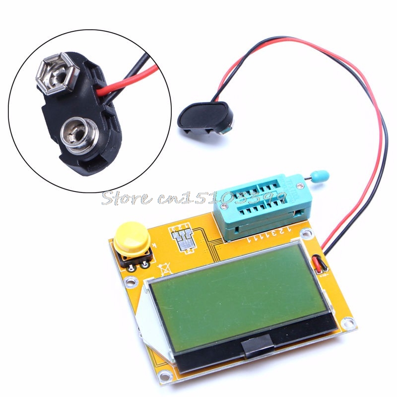 LCR-T4 ESR Meter เครื่องทดสอบทรานซิสเตอร์ DIODE triode Capacitance SCR ...