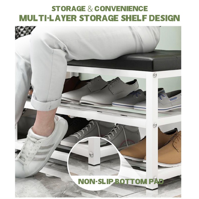 Shoe Changing Stool Shoe Bench Shoe Rack Shoe Changing Rack Home ...