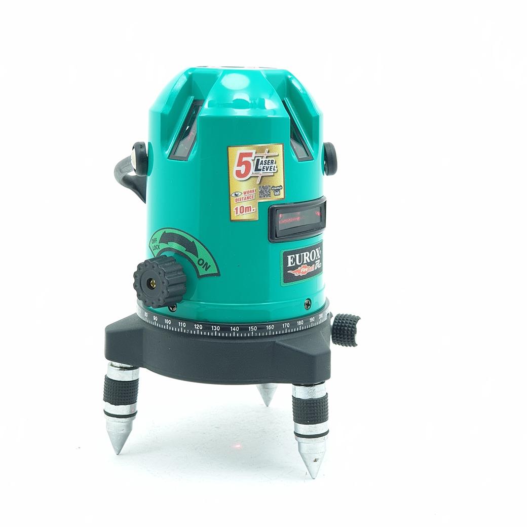 PL-V5 เลเซอร์ 5 เส้น พร้อมขาและแบต รุ่นแสงอินฟราเรด EUROX สินค้าเเท้รับประกันจากผู้เเทนจำหน่าย ...