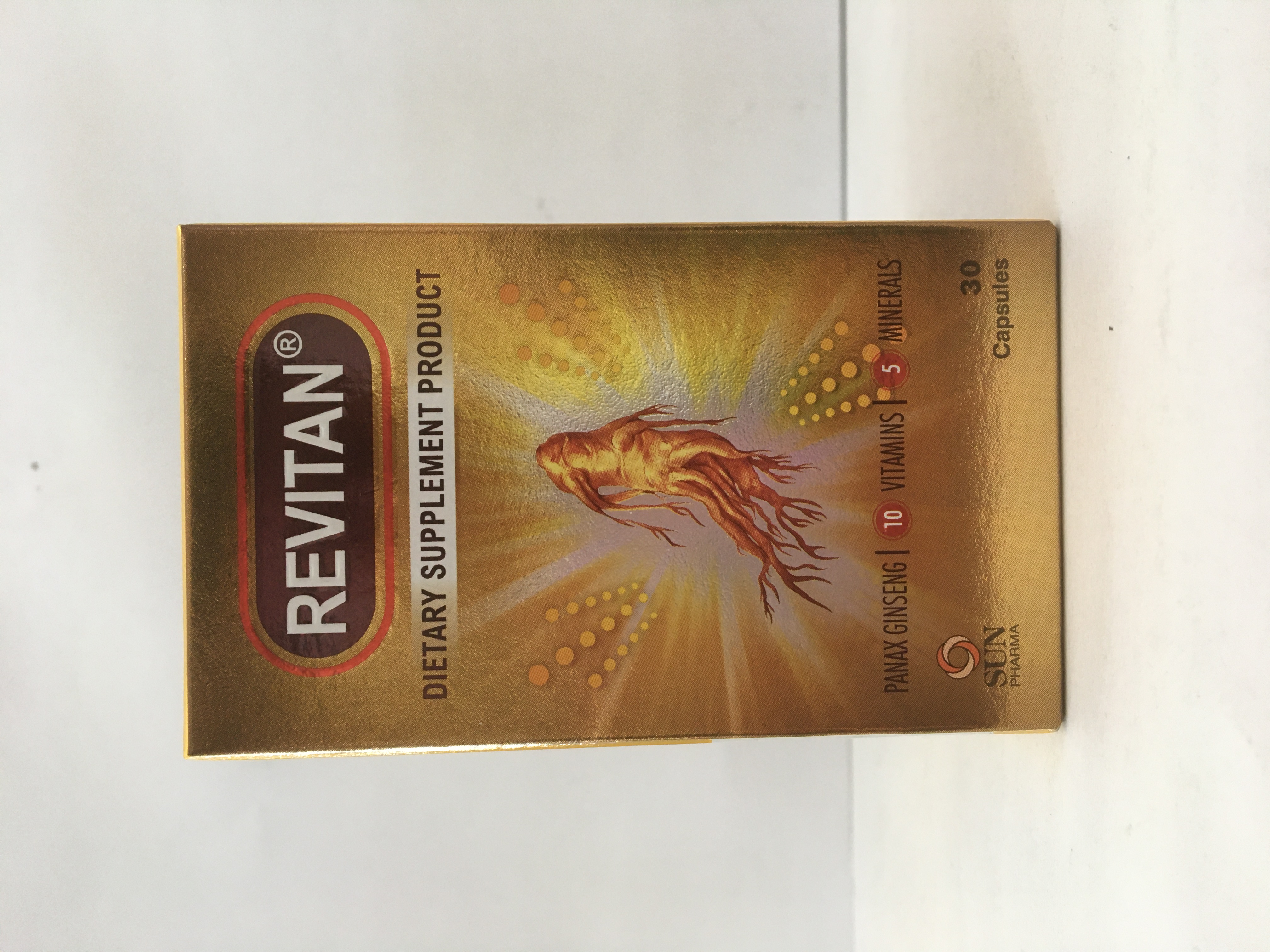 รีไวแทน วิตามินและเกลือแร่ผสมโสม Revitan 30เม็ด อ่อนเพลีย เหนื่อยล้า ...