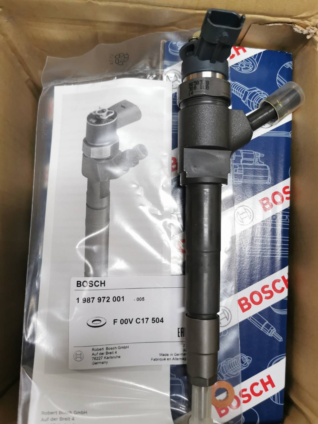 หัวฉีดมาสด้าbt50 หัวฉีดford ranger t5 หัวฉีด Bosch ของใหม่ 100 เบอร์ ...