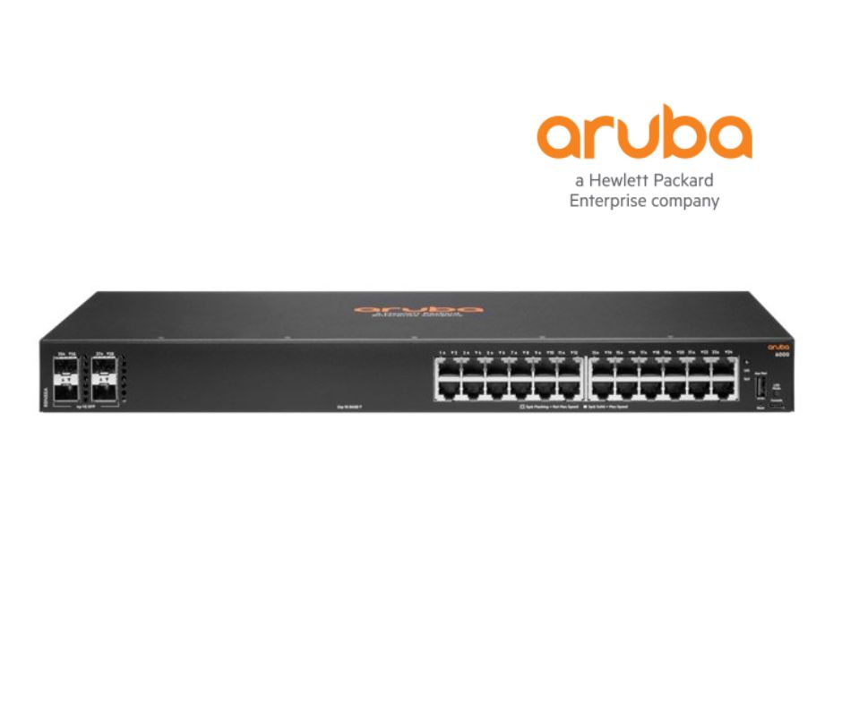 24 PORT - Aruba 6000 24G 4SFP Switch (R8N88A) สินค้าใหม่ มือหนึ่ง ...