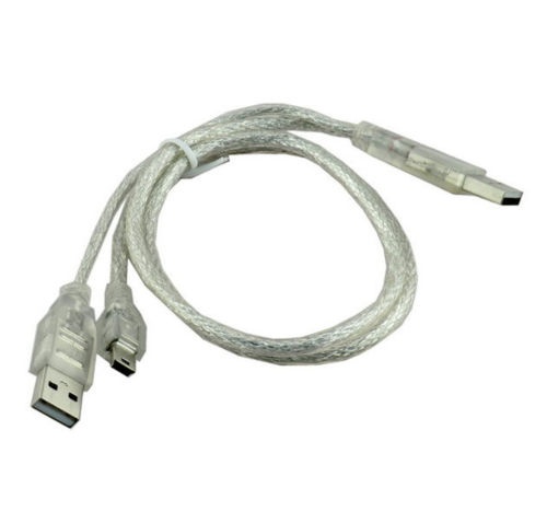 Cable Y-USB TO 5 pin สาย USB 2.0 (5Pins > MM) ต่อ External Box แก้ปัญหาไฟ usb ไม่พอต่อ external ...
