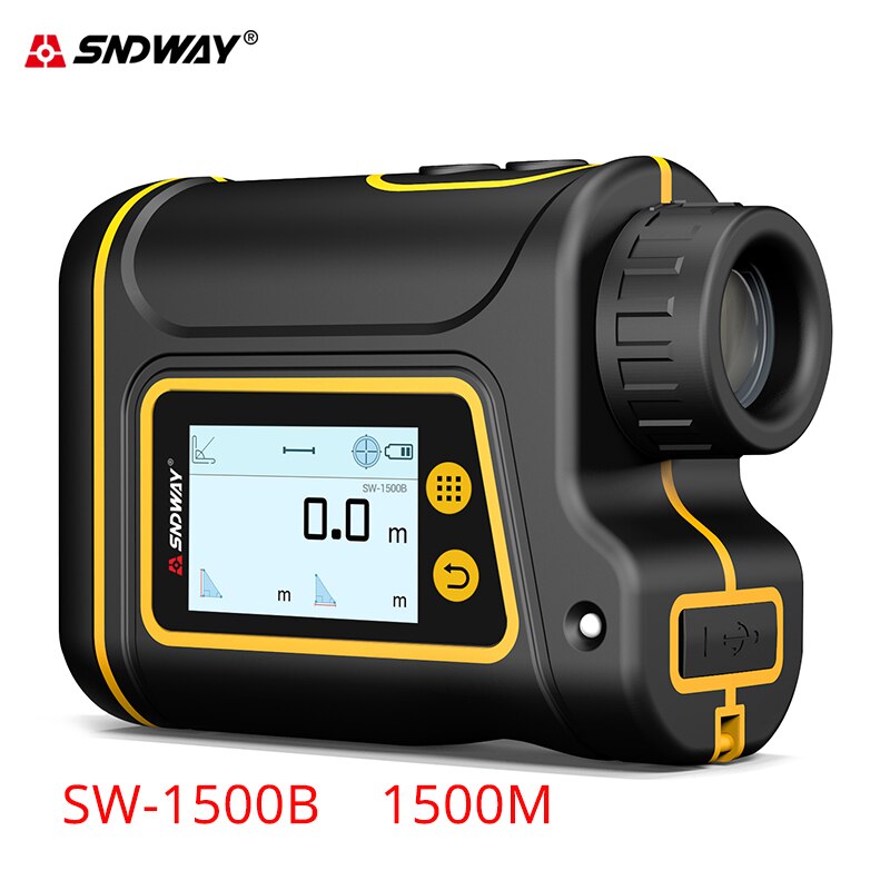 Sndway Rangefinder For Hunting Golf Laser Range Finder 1000/1500M Golf ...