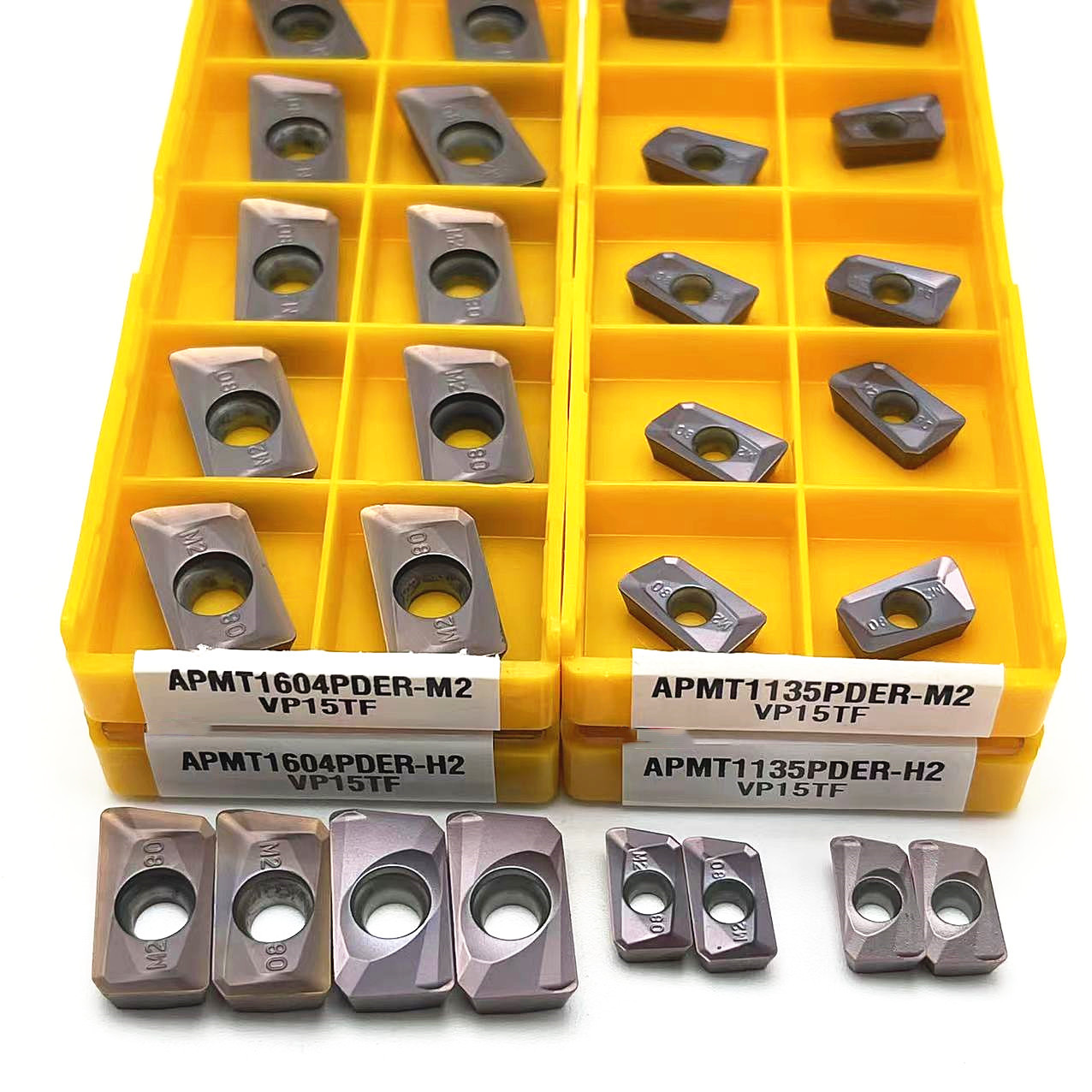 APMT1604 M2 VP15TF APMT1604 H2 VP15TF APMT1135 M2 VP15TFCarbide End Milling Tool CNC Milling ...