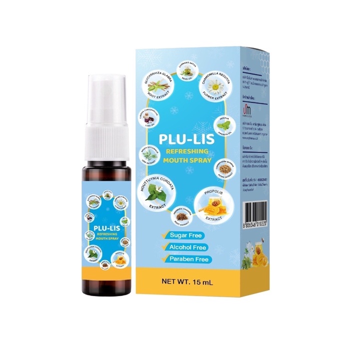 PLU-LIS Refreshing Mouth Spray พลู-ลิส เม้าท์ สเปรย์ สำหรับช่องปาก ...