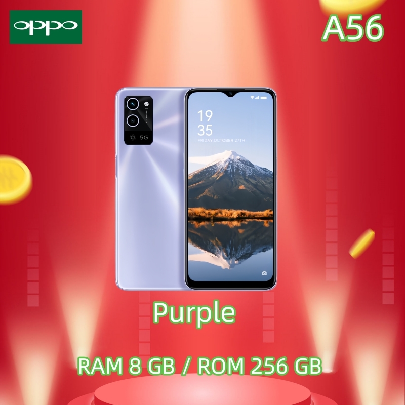 สมาร์ทโฟน OPPO A56 5G RAM8GB ROM256GB แบตเตอรี่ 5000 mAh Android 12 ...
