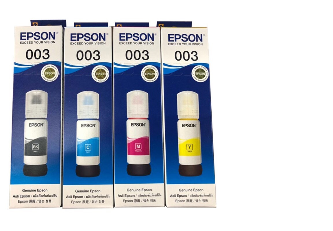 003 BK [2กล่อง] EPSON T00V100 INK BLACK หมึกพิมพ์ แท้ ปริมาณ 65ML ใช้ ...