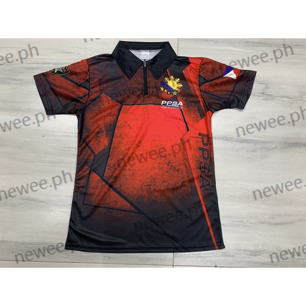 PPSA Jersey Polo Shirts Dry Fit Shirt Full Sublimation (Red ...