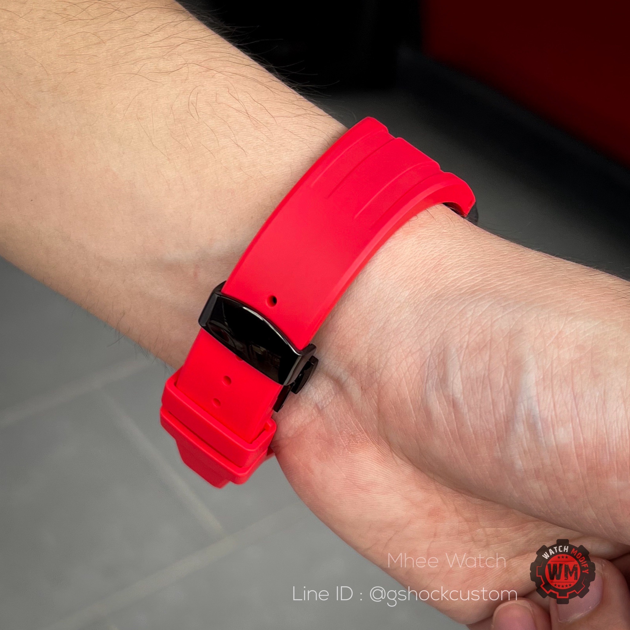 G-Shock Casioak Special Case Carbon Fiber with Rainbow Hour Markers Red ...