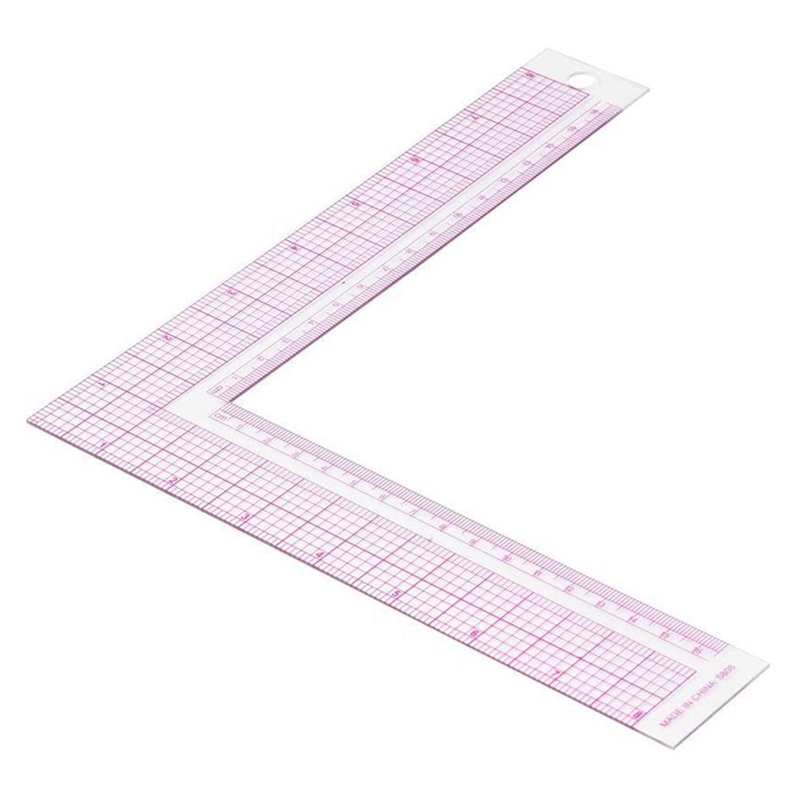 [qianmoxiangu]Sewing Measure Rulers 90-Degree L Shape Square Ruler ...
