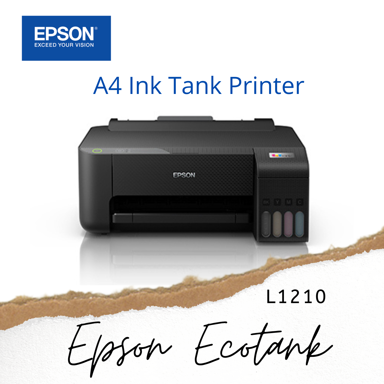 Printer Epson EcoTank L1210 A4 Ink Tank | Lazada.co.th
