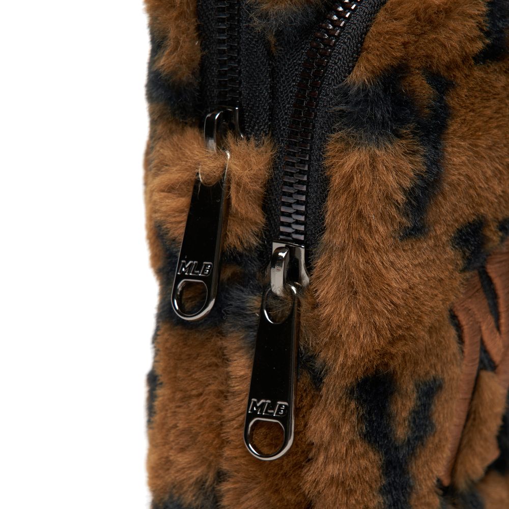 MLB กระเป๋าสะพาย FUR MONOGRAM CROSSBODY BAG 3ACRH0216 50BRS BROWN NEW ...