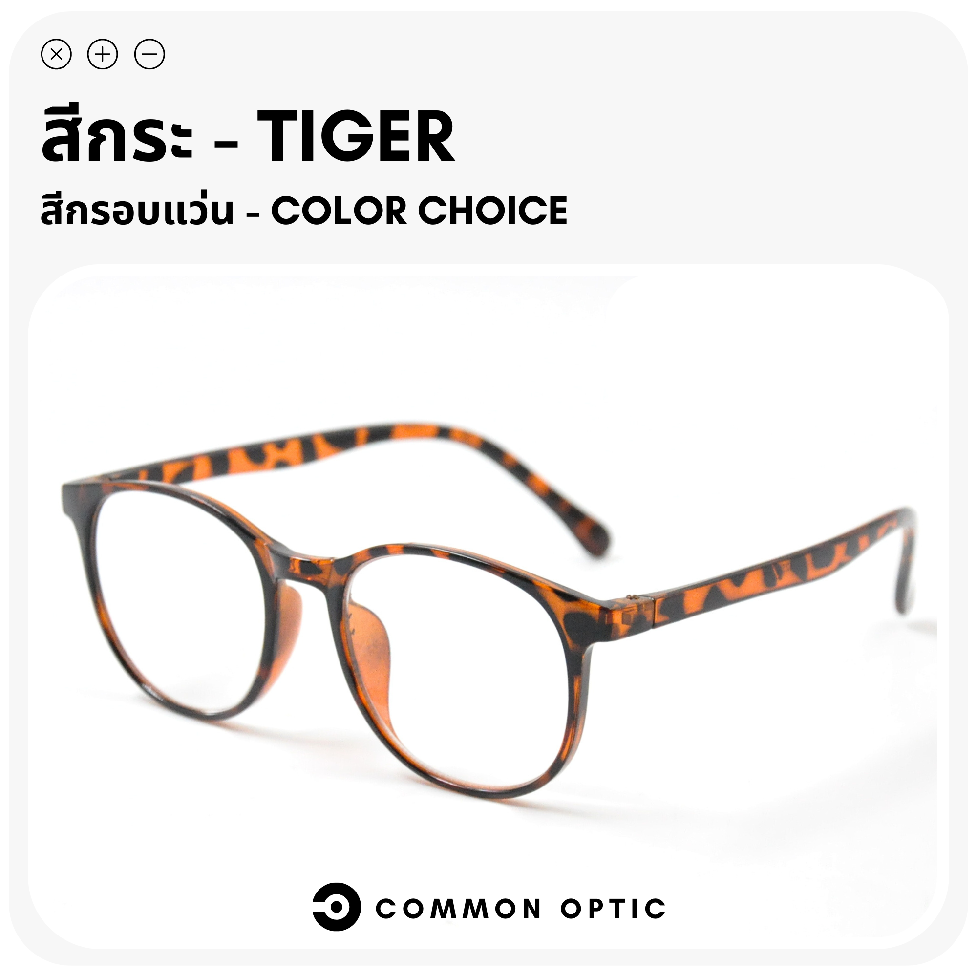 Common Optic แว่นสายตา แว่นสายตายาว แว่นทรงกลม แว่นกรอบใส แว่นอ่านหนังสือ แว่นดีไซต์สวย กรอบ ...