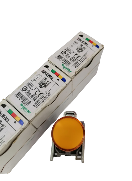 XB4BVM5 ไพล๊อตแลมป์ สีส้ม orange complete pilot light Ø22mm. ยี่ห้อ ...