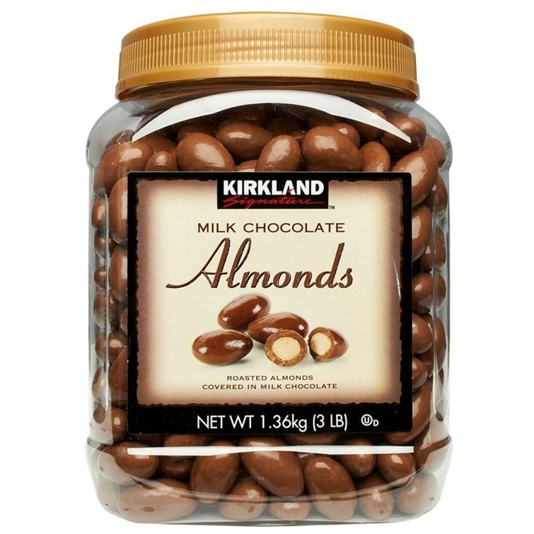 Kirkland Signature Almonds Milk Chocolate เคิร์กแลนด์ ซิกเนเจอร์ ...