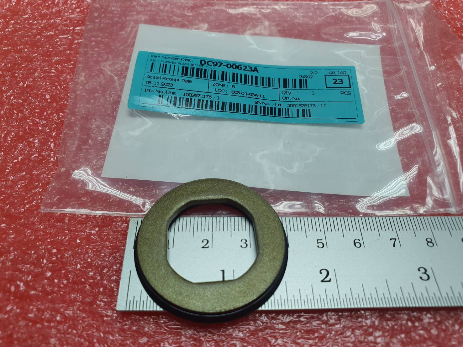 DC97-00623Aอะไหล่ใหม่แท้100%/แหวนรองแกนซักเครื่องซักผ้าซัมซุง/SAMSUNG ...