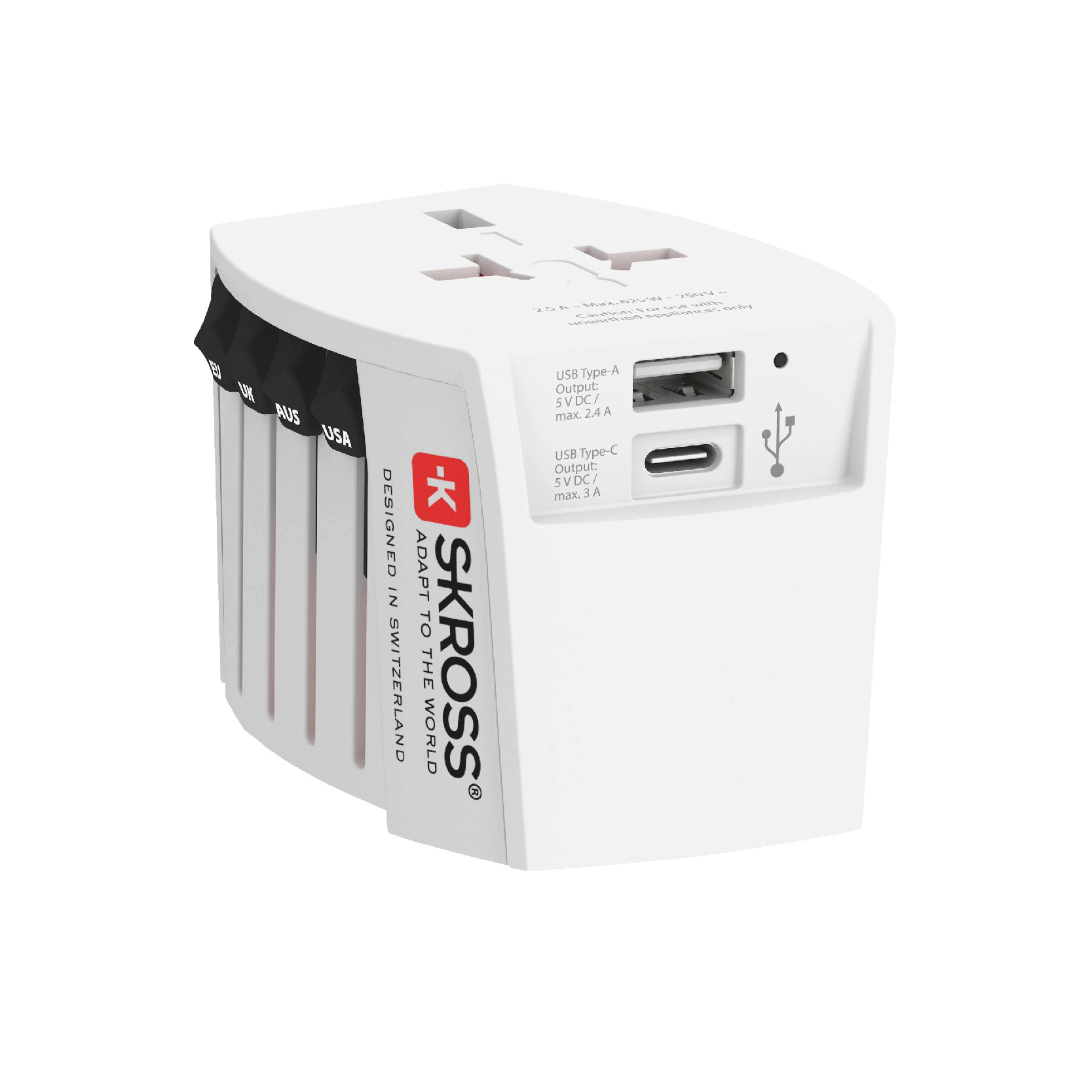 Skross อแดปเตอร์ Worldwide Travel Adapter MUV USB - belkin_thailand ...