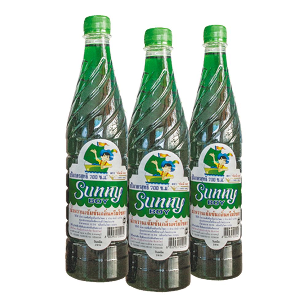 ซันนี่บอย น้ำหวานเข้มข้น กลิ่นครีมโซดา 710 มล. x 3 ขวด Sunny Boy Cream Soda Flavoured Syrup 710 ...