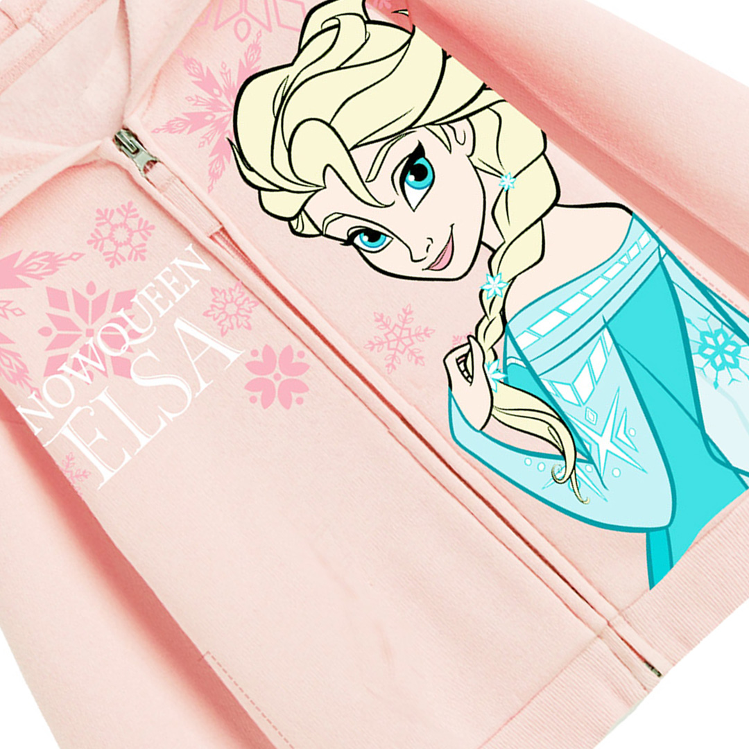 Disney Girl Frozen Elsa Jacket - เสื้อแจ็คเก็ตแขนยาวเด็กมีฮู้ด โฟรเซ่น ...