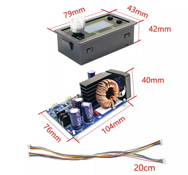 DC-DC Buck Converter Step-Down Power Module CC CV Adjustable โมดูลปรับ ...