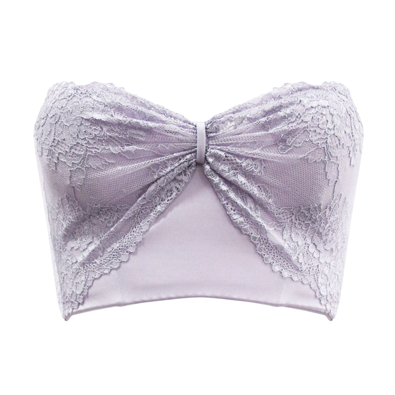 Annebra บราไร้สาย เกาะอก เสริมทรง มีโครง เสริมฟองน้ำ Corset Strapless ...