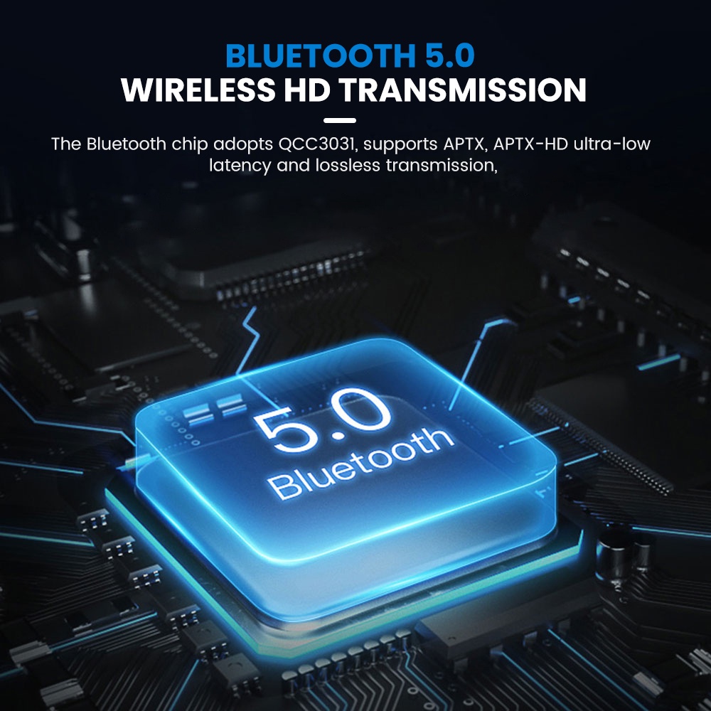 Aiyima T10 เครื่องขยายเสียงหูฟังบลูทูธ ตัวถอดรหัส Mini Hifi USB DAC ...