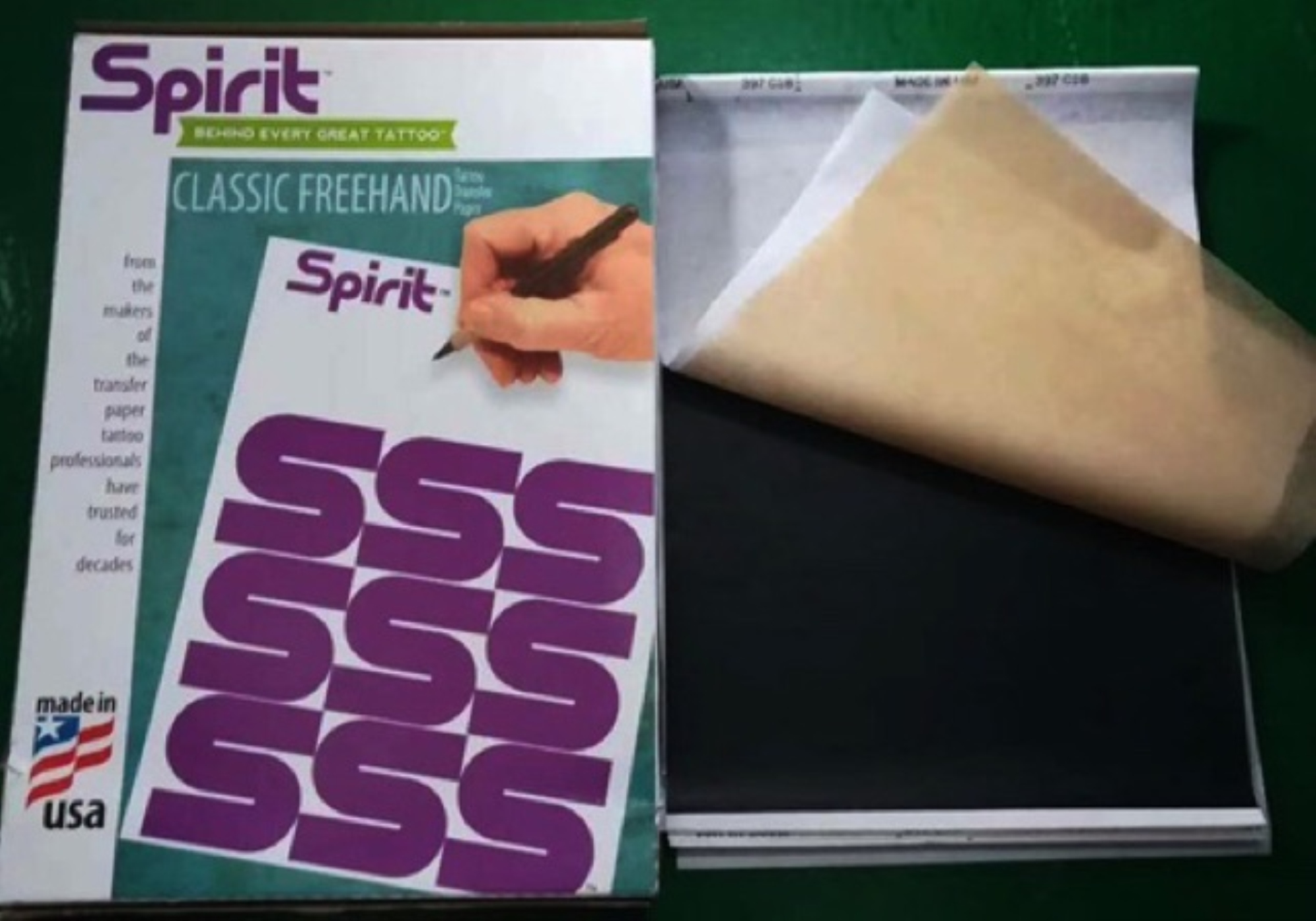 กระดาษลอกลาย Spirit Tattoo Transfer Paper (Freehand)Made in USA ...