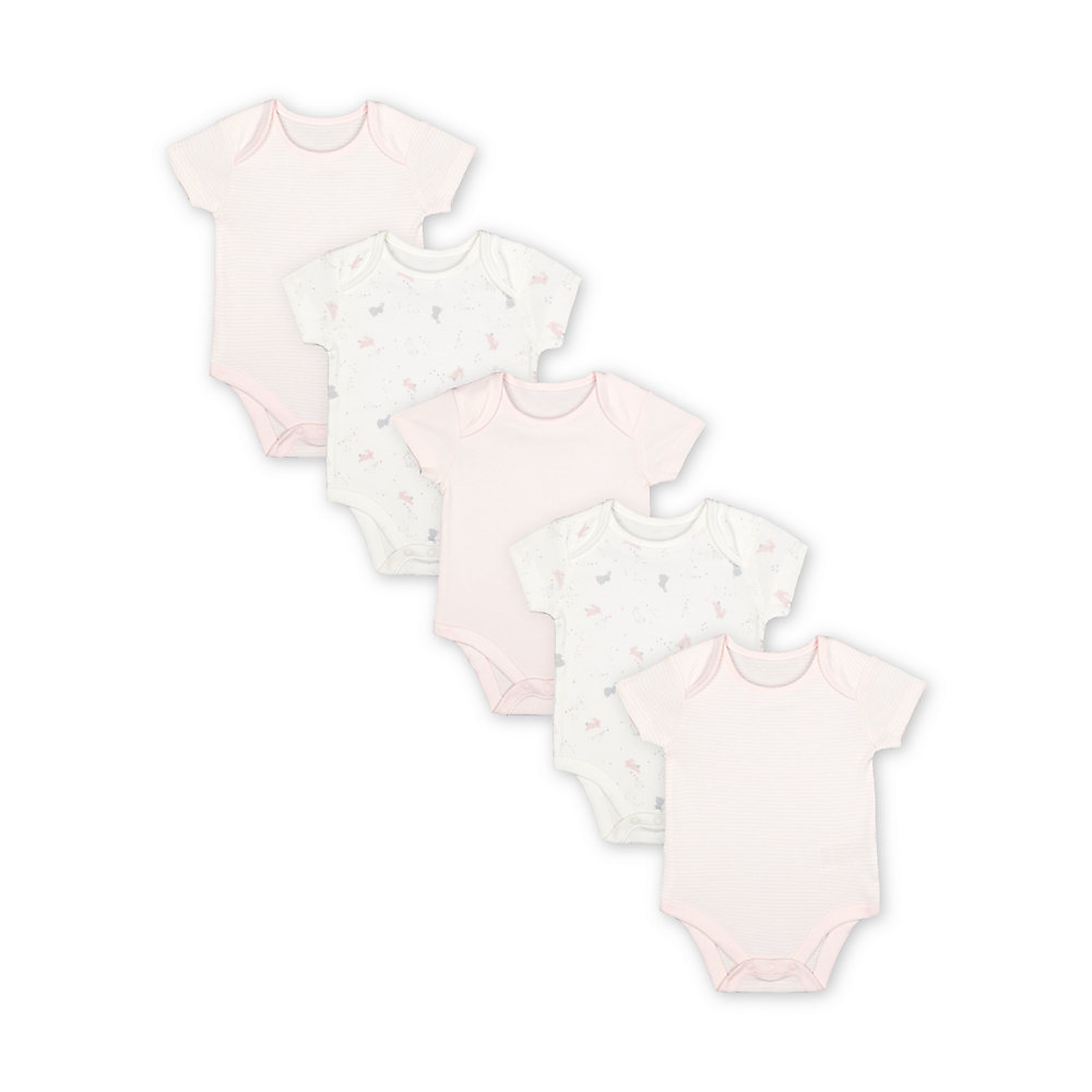 ชุดบอดี้สูทเด็ก mothercare my first bunny bodysuits - 5 pack VD721 ...