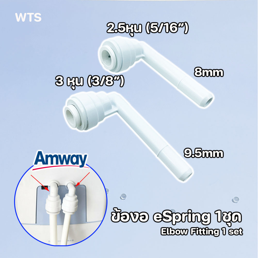 ท่อนำน้ำ Tubing ท่อน้ำอีสปริง (espring) อะไหล่เครื่องกรองน้ำแอมเวย์ และ ...