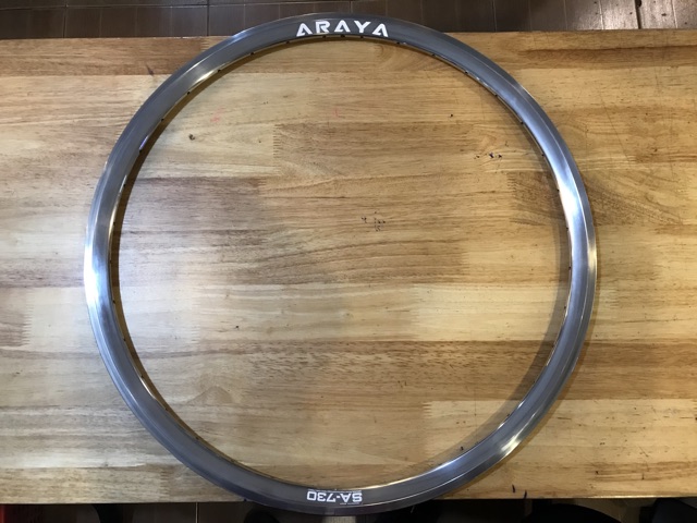 วงล้อ ARAYA SA-730 SIVER 700C รุ่นปัดเงาพิเศษ ขอบสูง 30mm 36 H - กม.8 ...