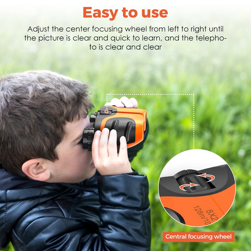 Mini Binoculars for Kids HD 8X21 Compact Telescope Kids Telescope Gift ...