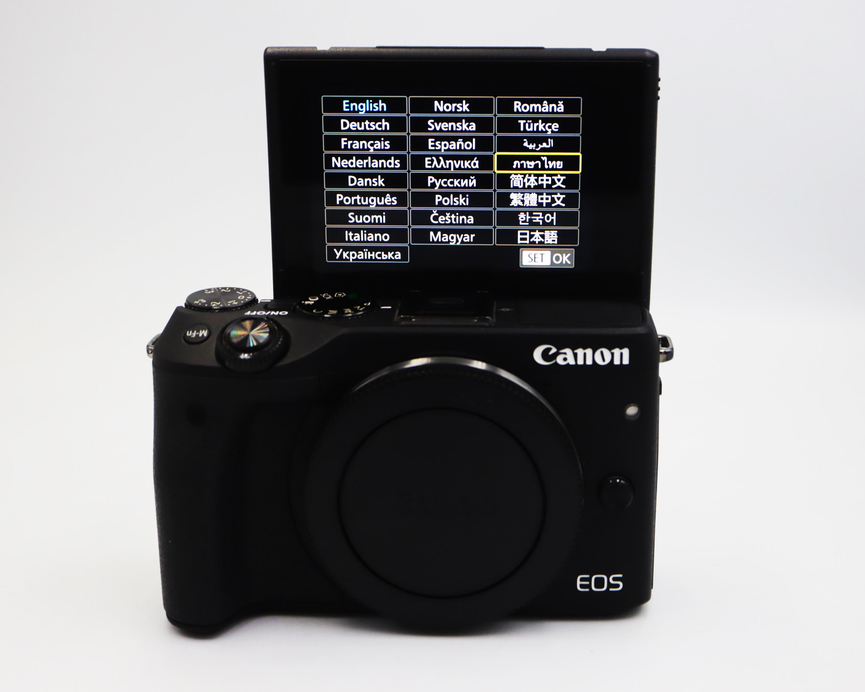 Canon EOS M3 Mirrorless Wi-Fi NFC Camera Black Body ตัวกล้อง PC2064 จุด ...