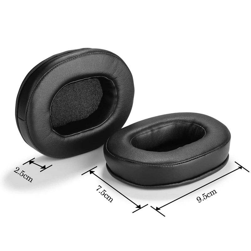 2pair Ear Cushions Memory Foam Earpads Cover Ear Pads for ATH M50X Fits ...