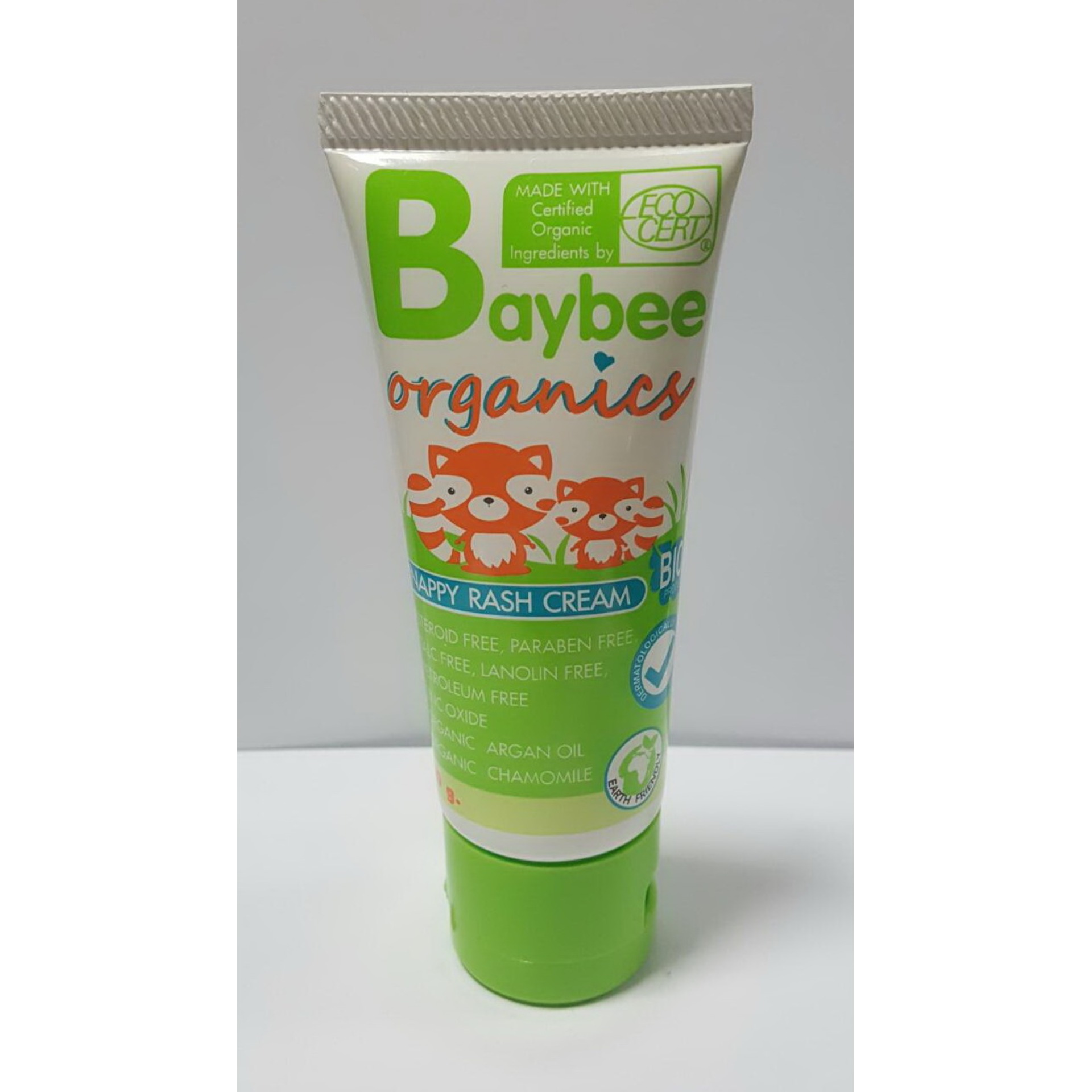 BAYBEE ครีมกันผื่นผ้าอ้อมออร์แกนิค 30g. สูตรCream to Powder ช่วยป้องกัน ...