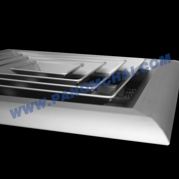 [PSC] (SET2ชิ้น) หัวจ่ายแอร์ ช่องลมระบายอากาศ SQUARE CEILING DIFFUSER 10inch X 10inch สี ...