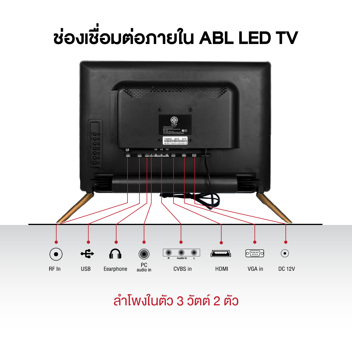 ABL TV 17 นิ้ว LED Full HD รับประกัน1ปี ที่สุดของความคมชัด คุ้มค่า ครบ ...