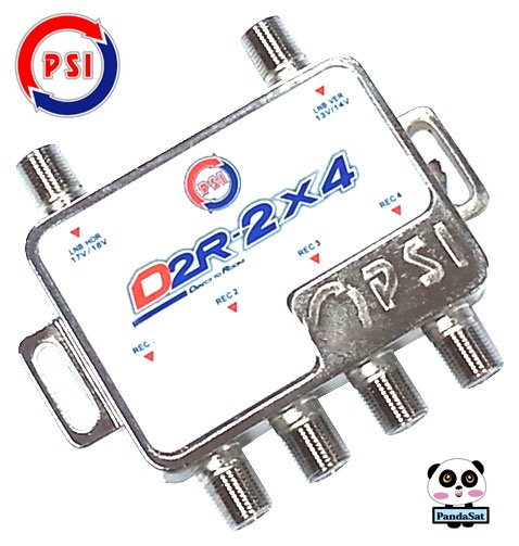 มัสติสวิทซ์D2R 2x4 PSI ใช้สำหรับแยกสัญญาณจานดาวเทียมเหาะสำหรับบ้านที่ ...
