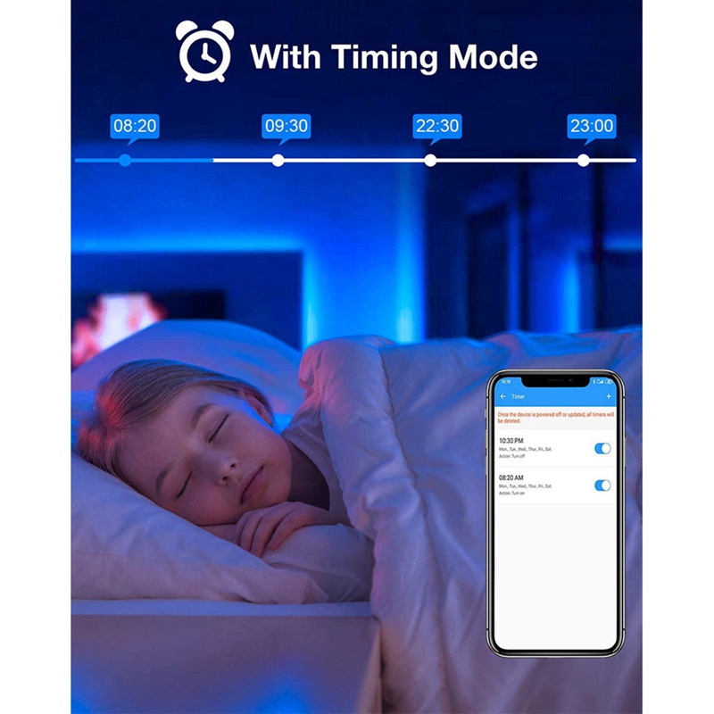 RGB Smart Music Bluetooth Smart Controller SP611E for WS2812B SK6812 ...