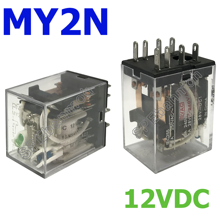 MY2N-12DC รีเล์ย์ MY2 (MY2 Relay) 12VDC 5A 250VAC 5A 28VDC | Lazada.co.th