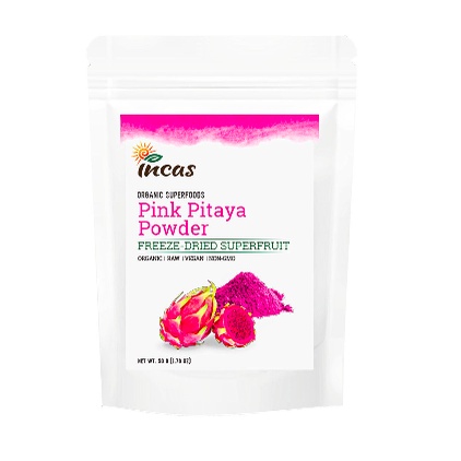 สินค้านำเข้า💎 Incas Freeze-dried Pink Pitaya Powder ผงพิทยาสีชมพูแห้ง ...