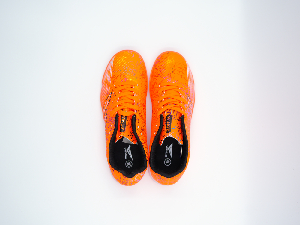 รองเท้าฟุตซอล Wingz WZ 2215 รองเท้าฟุตบอลหนังสังเคราะห์ น้ำหนักเบา ...