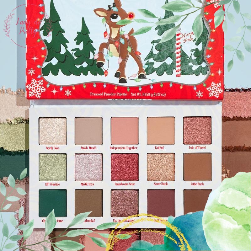 Colourpop Rudolph the Red Nosed Reindeer Palette Collection อายแชโดว์ ...