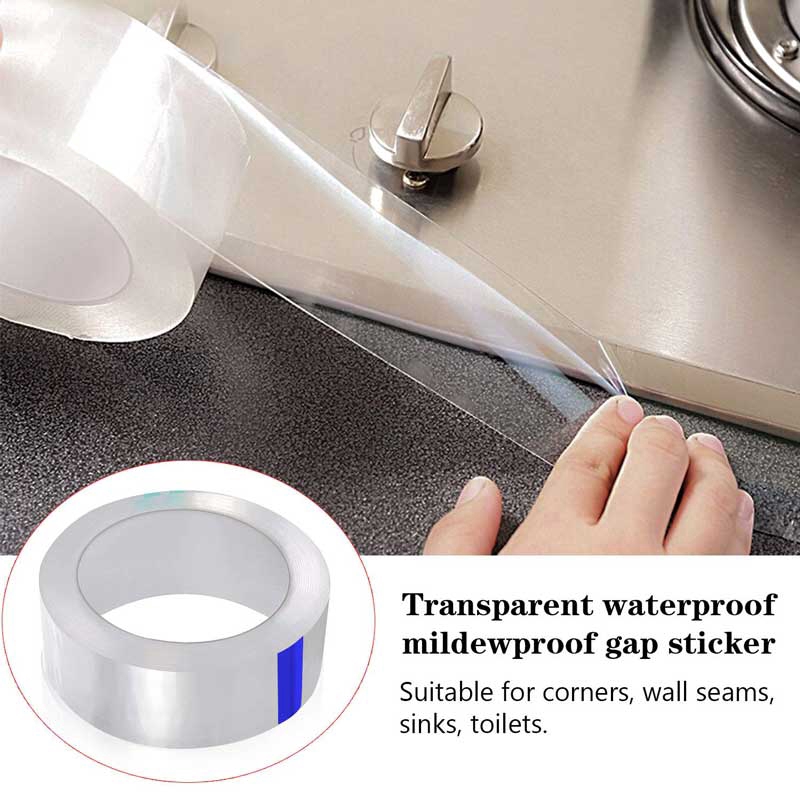 Kitchen Gap Sink Mildew Proof Tape,PVC Seal Strip Self-adhesive Tape ...