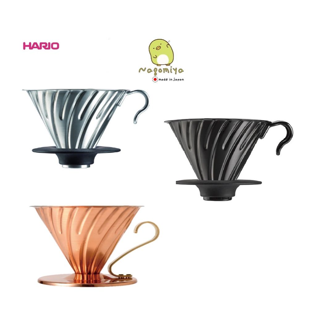 HARIO V60 Metal Coffee Dripper 02 ดริปเปอร์ Hario ถ้วยดริฟ กาแฟ แบบ ...